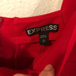 Express | Dresses | Express Red Bodycon Dress Nwt S | Poshmark